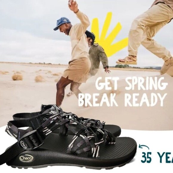 Chaco | Shoes | Chaco Zx3 Womens Classic Sandals Scatter Black White ...